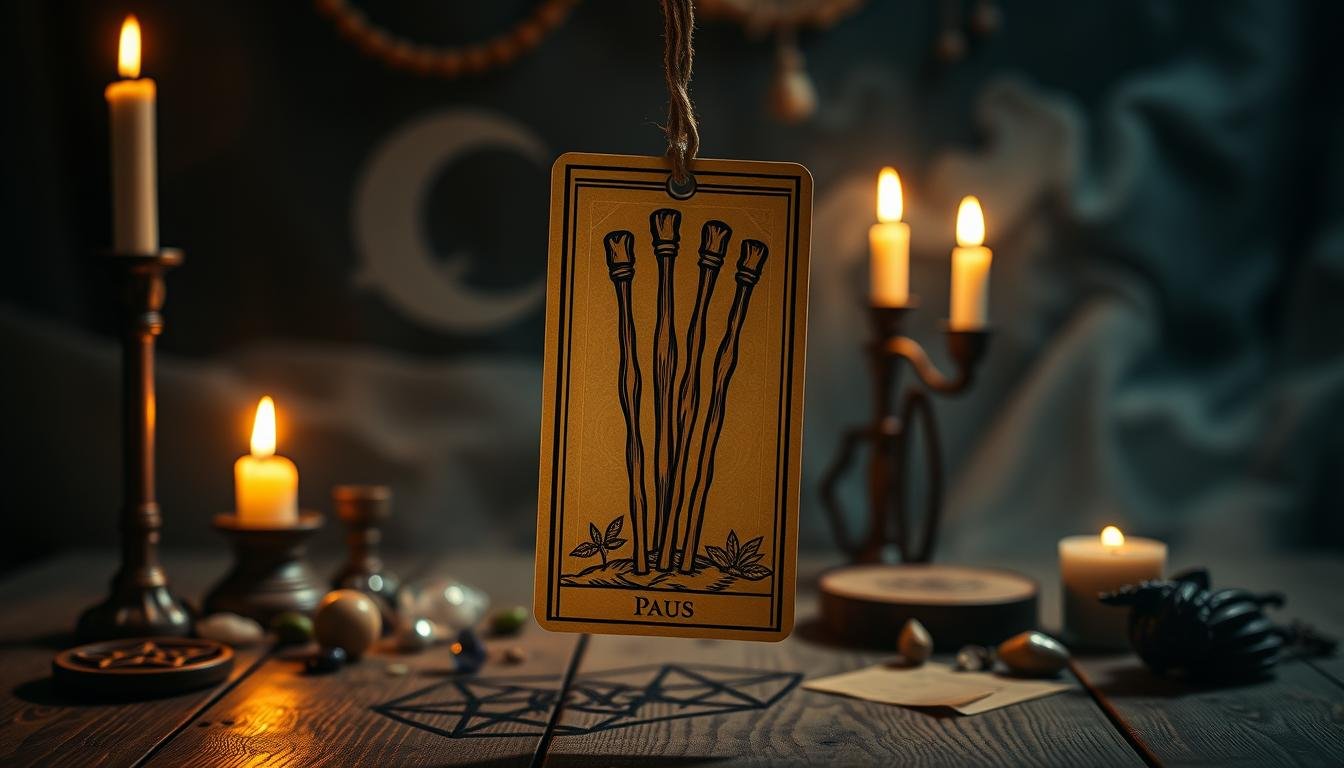 5 Paus Tarot