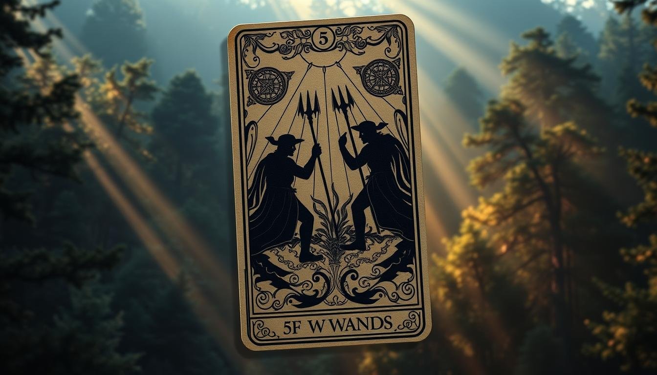 5 Paus Tarot